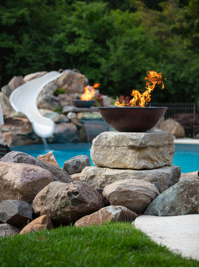Copper Bowl Series - Hammered Tempe Model - HPC Fire